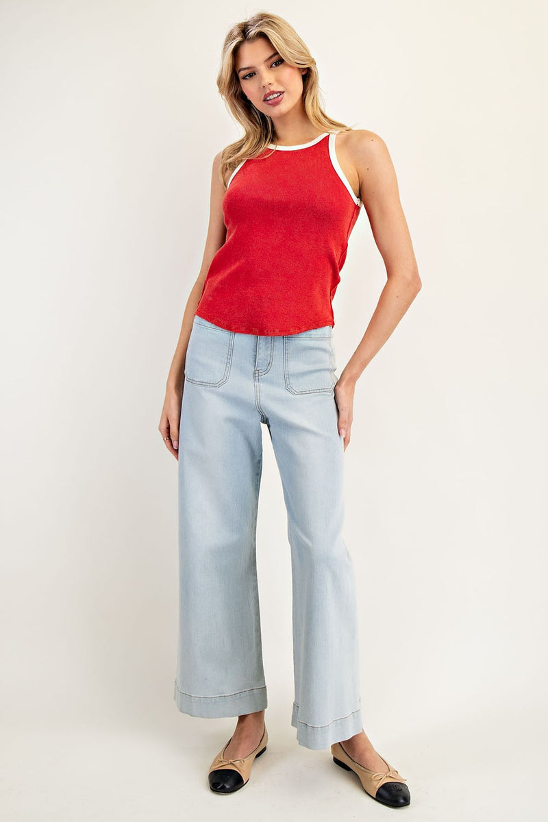 Faye Red Tank – Hippie-Ki-Yay Boutique